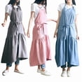 ANXPTIME Cooking Apron Plain Work Apron Pinafore Dress Waitress Servant ...