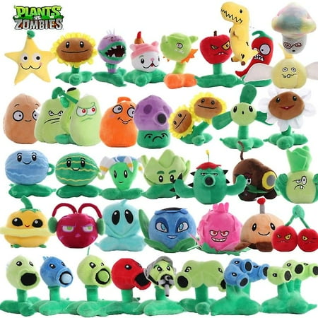 New Plants VS Zombies 15-20cm Plush Toys Cartoon Anime Doll Peashooter ...