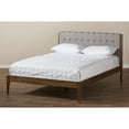 Baxton Studio Clifford Mid-Century Platform Bed, Multiple Sizes ...