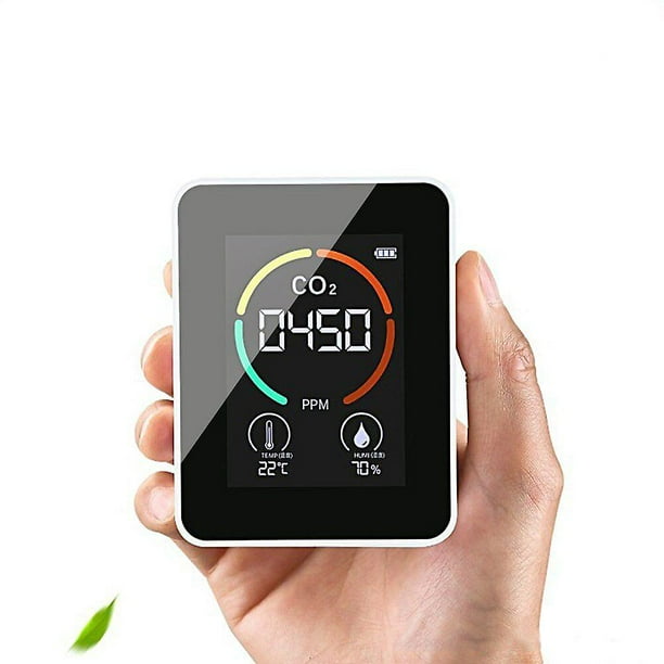 3in1 Portable Carbon Dioxide Detector With Lcd Digital Temp Humidity Co2 Meter Walmart Ca
