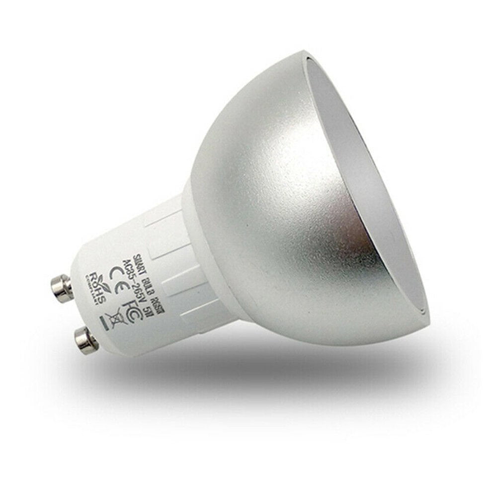 Smart Wifi Spotlight Gu10 Voice-Activated Color-Changing Bulb Light Led ...