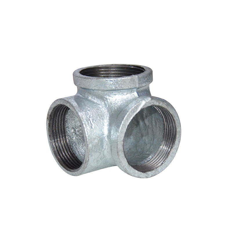 3 Way 1/2 " -2" Galvanized Pipe Fitting Malleable Iron Side Outlet ...