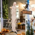Costway 6FT Halloween Animated Standing Mummy Life Size Animatronic ...