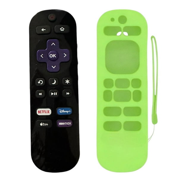 Control Compatible Con Roku Tv Sharp Element Atvio Mas Funda negro 16 ...