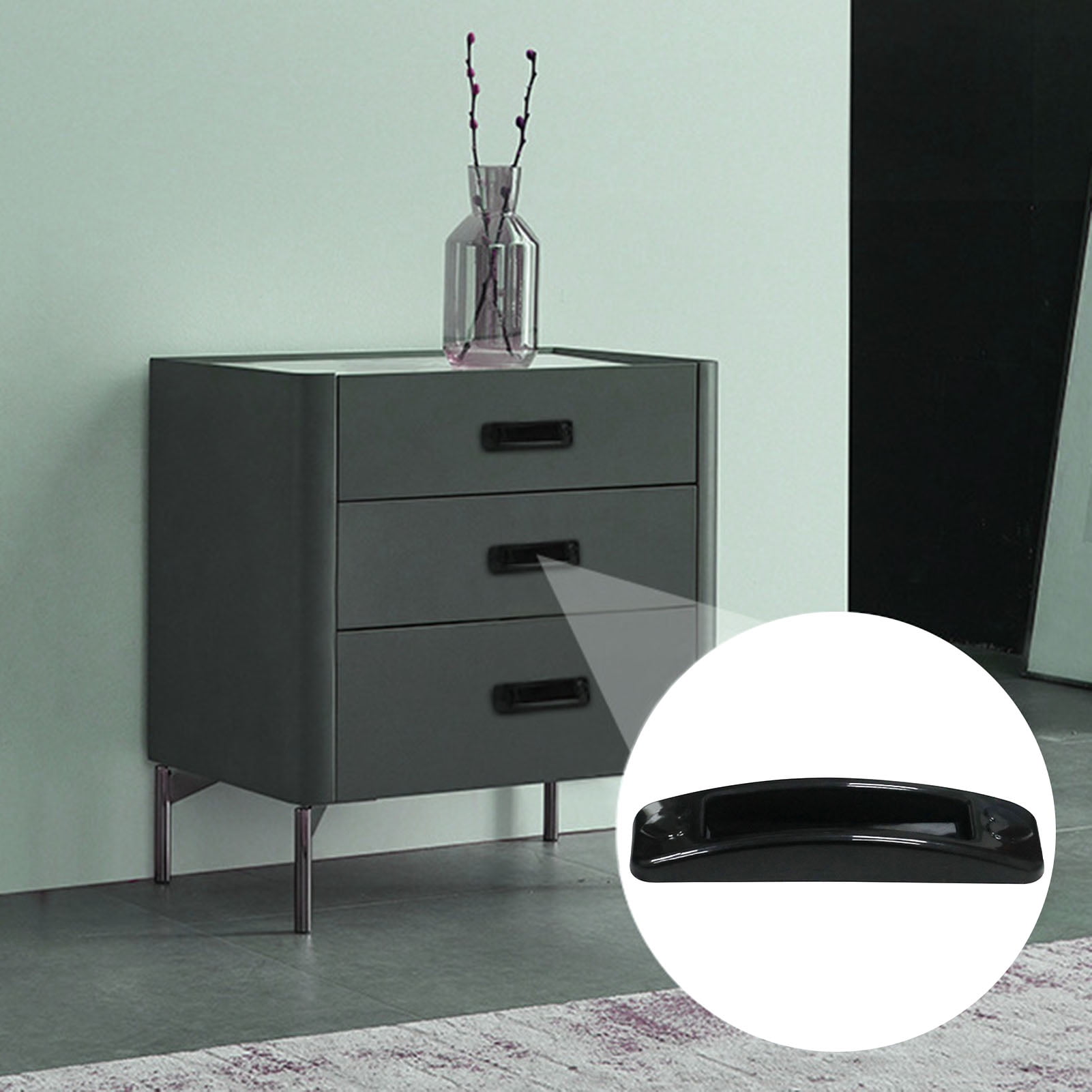 2-Piece Easy-to-Install Self-Adhesive Cabinet Handles - Modern Pulls ...