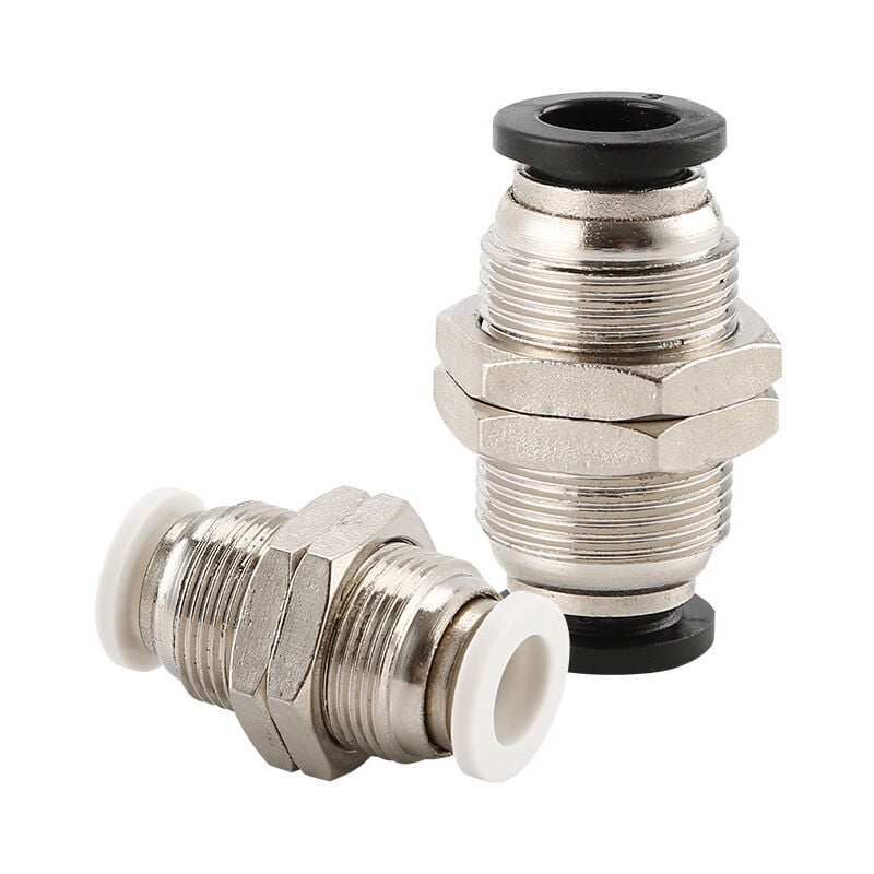 Los conectores neumáticos de 2 piezas, el conector de mamparo neumático ...