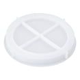 Circular Plate Silicones Molds Round Resin Tray Molds For Making Candle ...