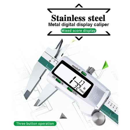 NEWLY Digital Caliper Electronic Metal Pachometer Calibrator Measuring ...