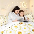 Erosebridal Cute Bee Queen Comforter Set,Cartoon Florals Comforter Sets ...