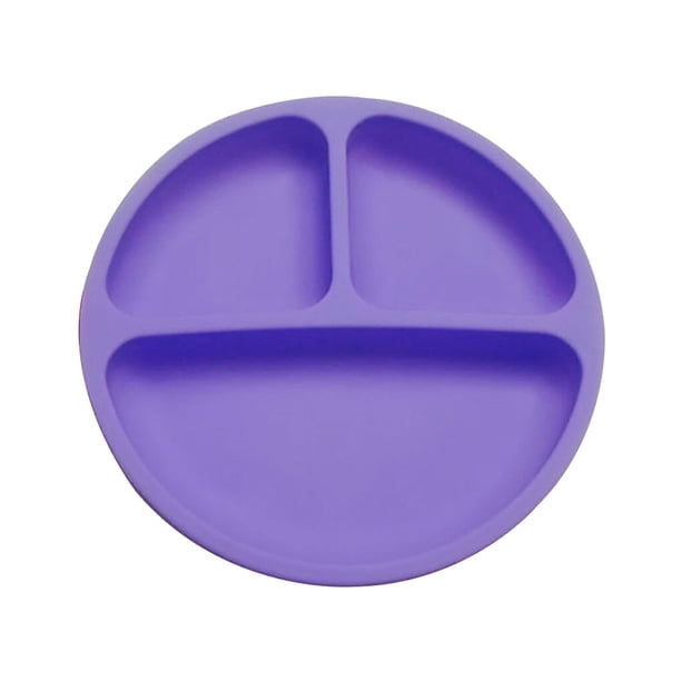 Unatoiry 2021 New Kids Dish Meal Tray Children Silicone Food Plate ...