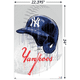 MLB New York Yankees - Drip Helmet 20 Wall Poster with Push Pins, 22. ...