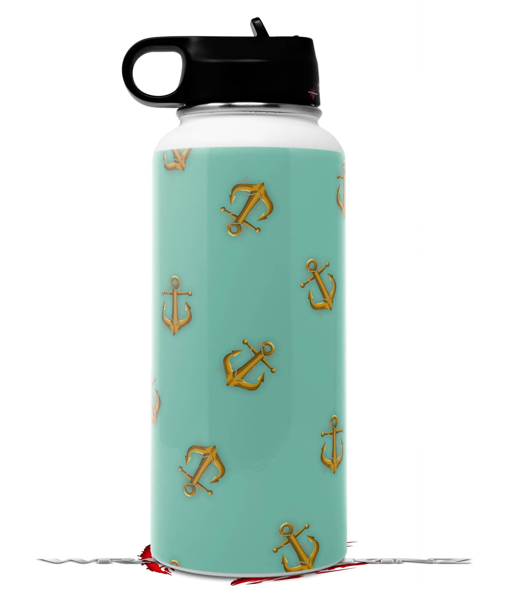 Skin Wrap Decal compatible with Hydro Flask Wide Mouth Bottle 32oz ...