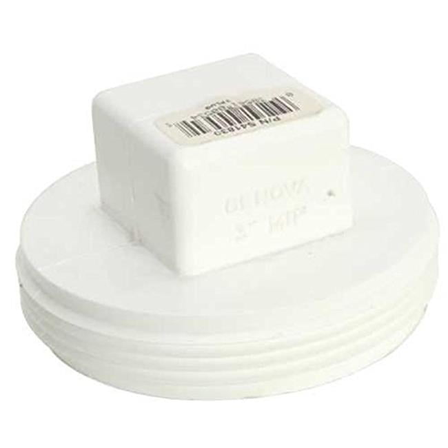 Normandy Products V-2003 3 in. PVC Sewer Plug IPS Thread SDR 35 Fitting ...