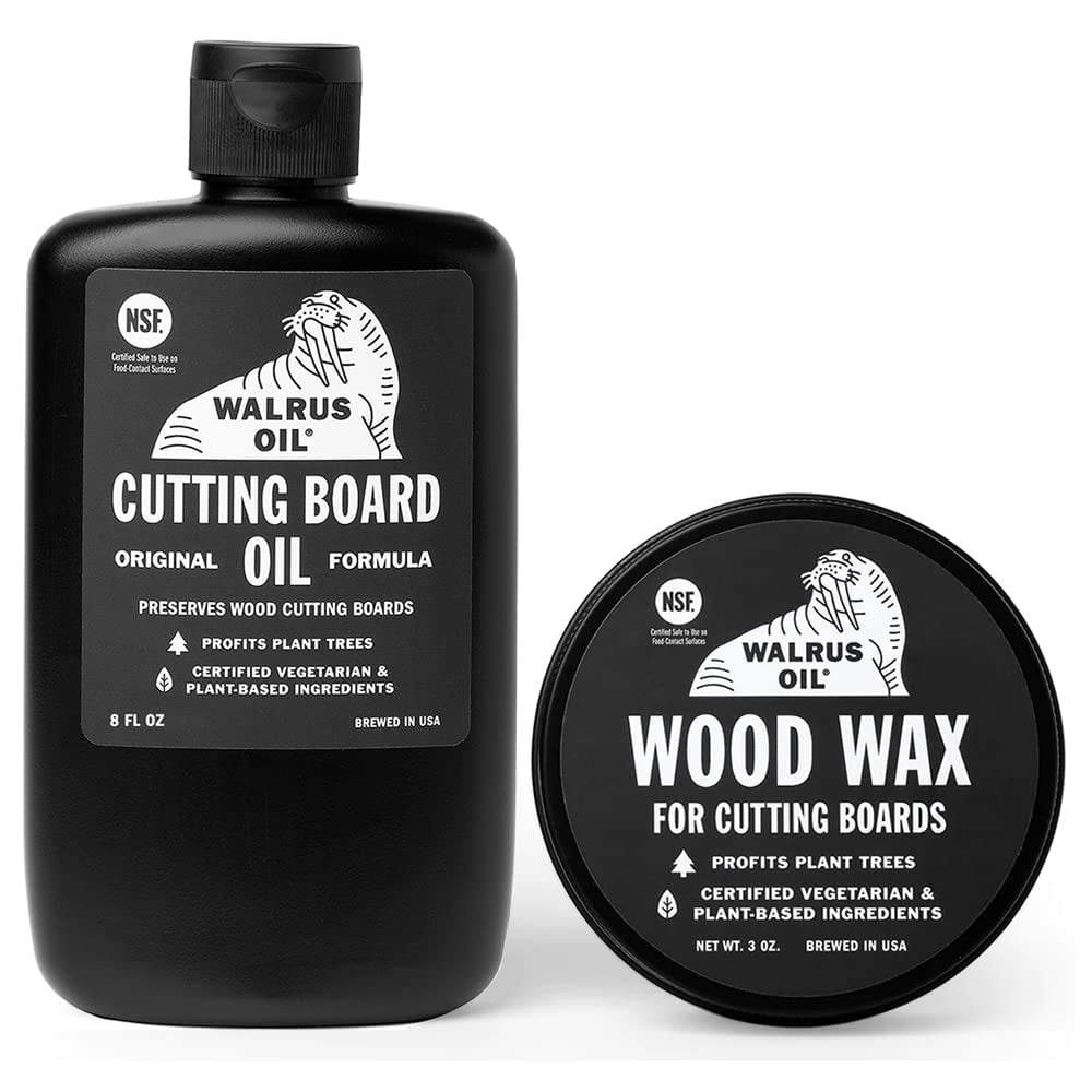 Click here for Walrus Oil - Cutting Board Oil And Wood Wax Set. F... prices
