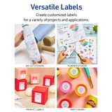 Avery Printable Sticker Paper, Matte White, Inkjet, 15 Sheets (3383 ...