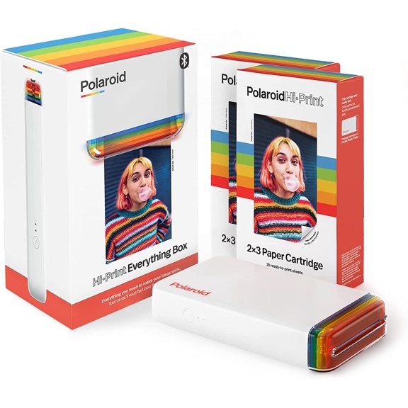 IVY 2 Portable Mini Photo Printer - Pure White, Small Size, Perfect for ...