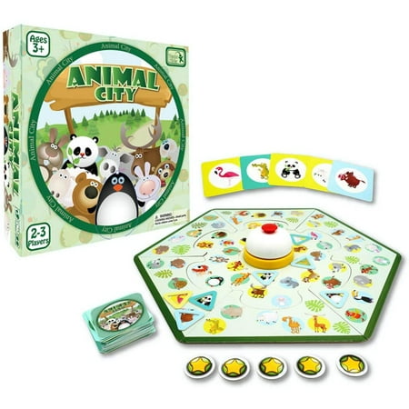 IGUOHAOBoard Game Animal Learning for Kids Ages 3 Years Up, Animal ...