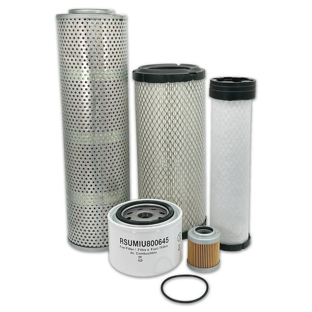 HERO® Maintenance Filter Kit For John Deere 27D Excavator - Walmart.com