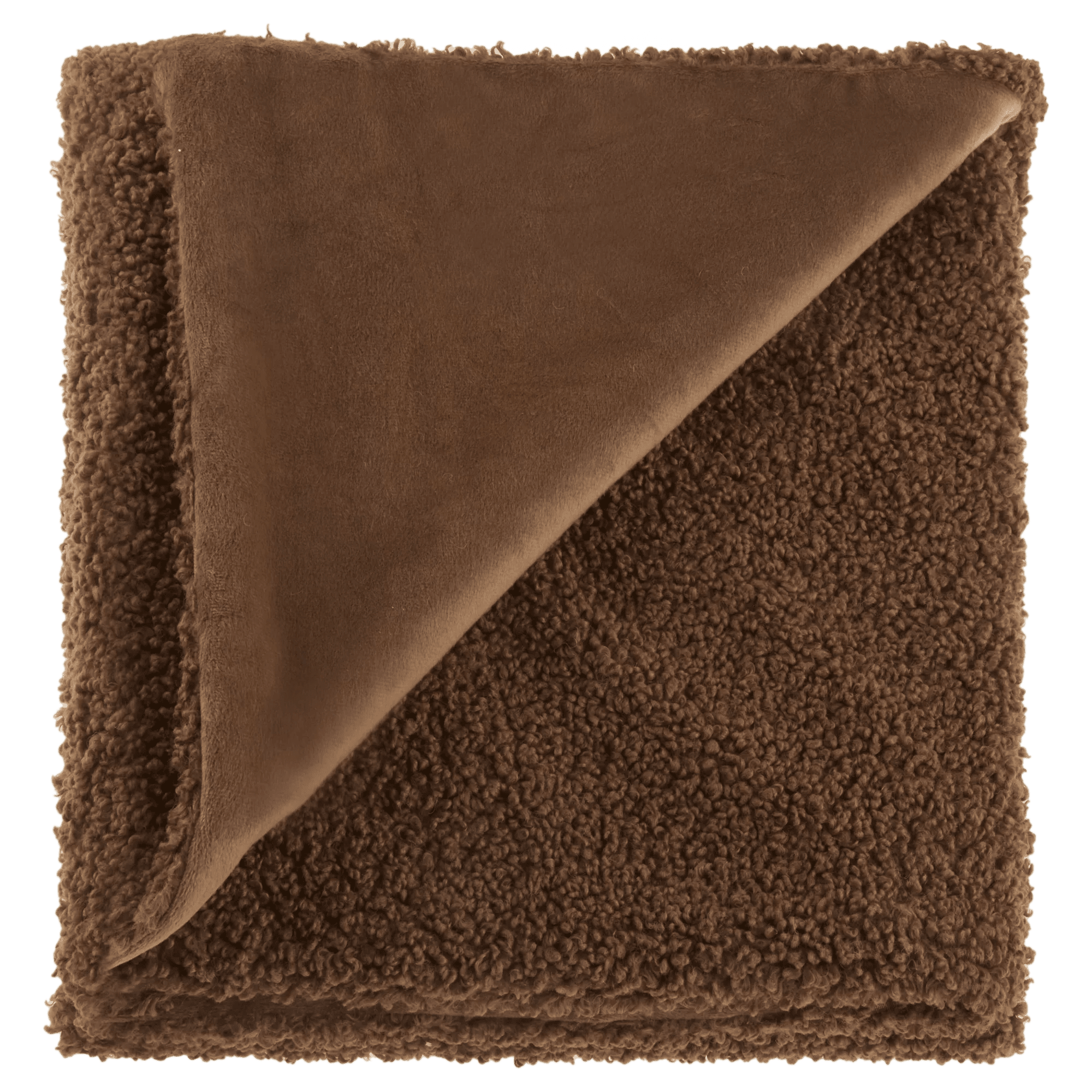 Click here for Bouclair Brown Doodle Boucle Throw 50x60 In (127x1... prices