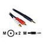 C2G Velocity 3.5mm M/M Stereo Audio Cable - audio cable - 25 ft ...