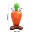 Ranliy 4 Feet Inflatable Easter Day Decoration, Blow Up Carrot With ...