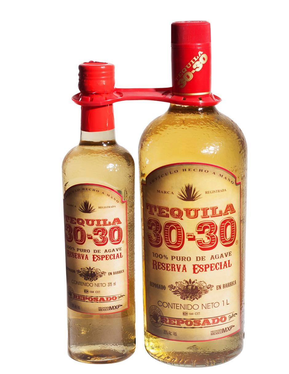 Paquete de 3 Tequila 30-30 Reposado 375 ml + 1 L | Walmart en línea