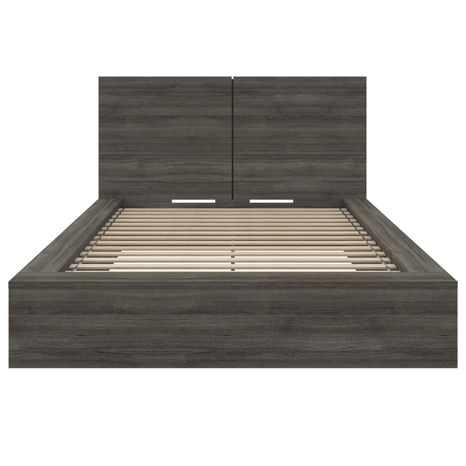 Click here for Nexera James Platform Bed With Headboard Double prices