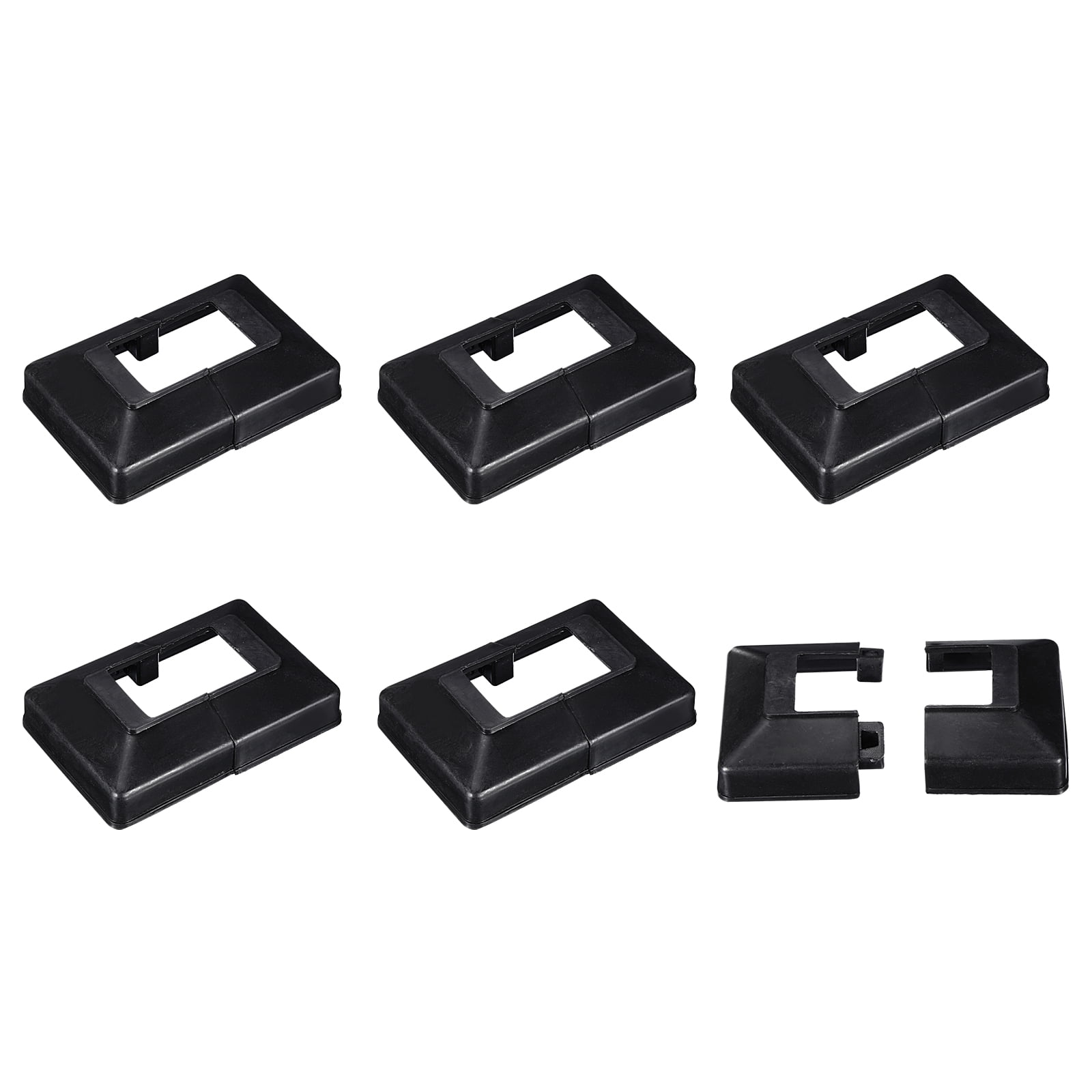 Deck Post Base Cover, 6Pcs Split Style Post Bracket 51x33mm/2.01x1.3 ...