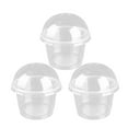 WAXIAYU 25 Clear Plastic Dessert Cups with Lids - Disposable Snack ...