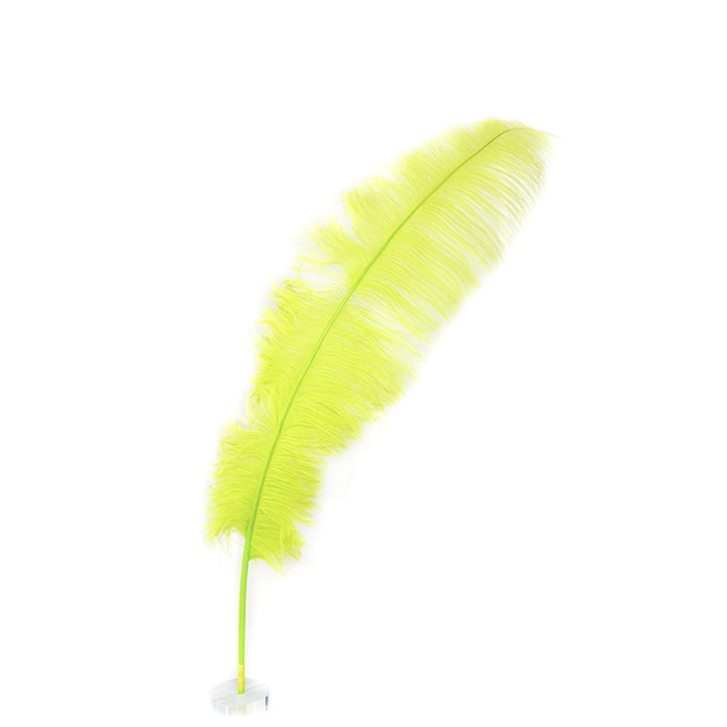 12 Pieces - 18-24" (46-61 cm) Lime Green Ostrich Feather Wedding ...
