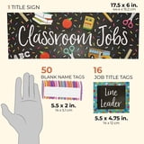 67-Piece Classroom Job Chart Set with Name Tags, Bulletin Board Decor ...