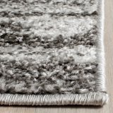 SAFAVIEH Adirondack Emil Southwestern Area Rug, Ivory/Charcoal, 9' x 12 ...