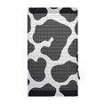 Black White Blocks Door Curtain Sheer Privacy Light Filtering Window ...