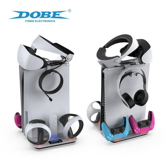 JYS Universal VR Wall Mount Storage Stand for PSVR2/Quest 2 - All-in ...