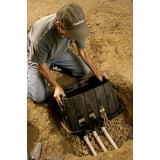 Rain Bird VBREC12 Rectangular Sprinkler Valve Box, Black with Green Lid ...