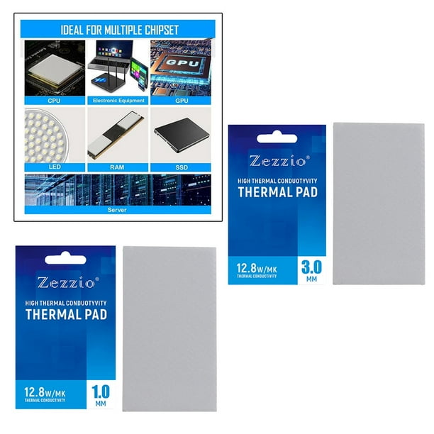 Thermal Pad,Thermal Pad 2mm 1mm 3mm 1.5mm 0.5mm GPU CPU Heat,Silicone ...