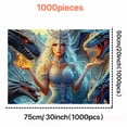 1000Pcs Jigsaw puzzles Family Fun Adult Puzzle Big size Decor wall ...