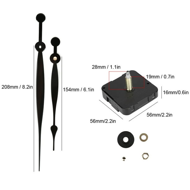 Quartz Clock Movement Replacement, Home Clock Repair Parts Replacement ...
