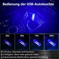 A Car Usb Night Light Bulb Touch Control Adjustable Brightness For ...