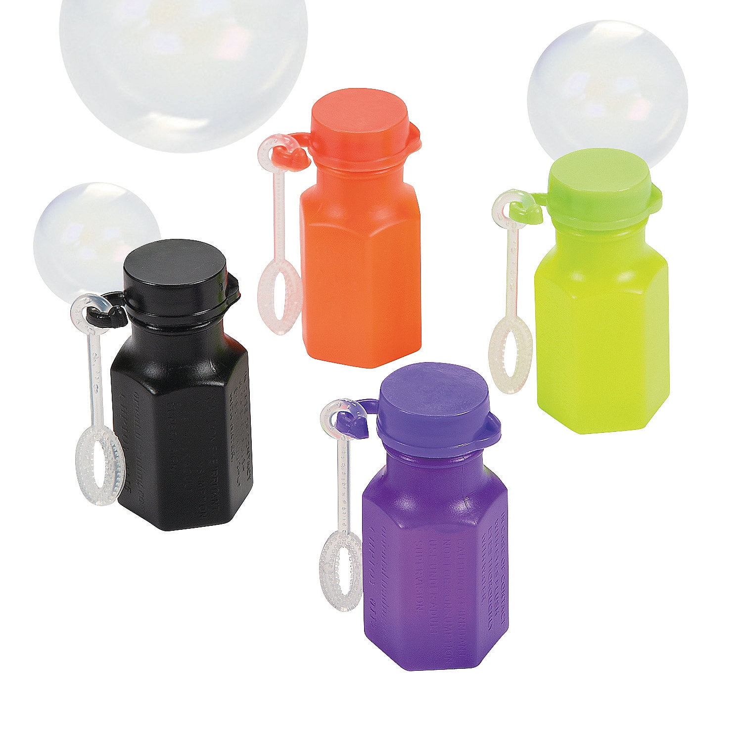 Halloween Colors Bubble Bottles - Toys - 48 Pieces - Walmart.com