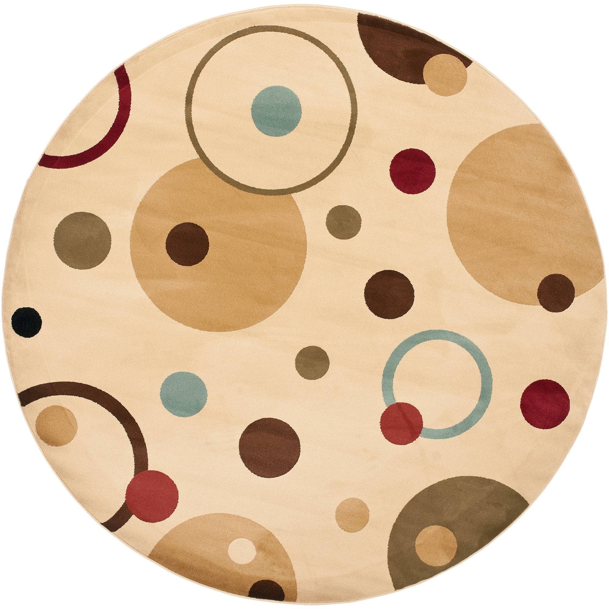 Safavieh Porcello Alexander Abstract Circles Area Rug or Runner ...