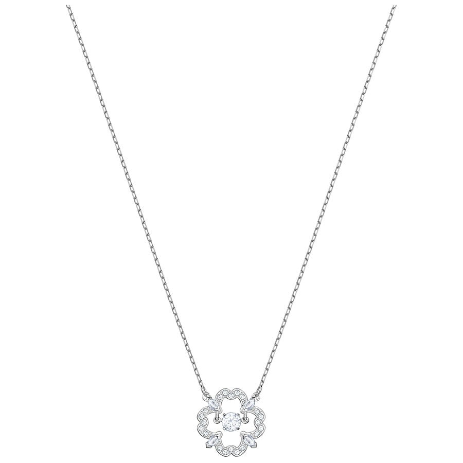 SPARKLING DC:NECKLACE FLOWER CZWH/RHS 5392759 - Walmart.com