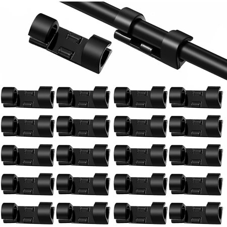 Finger Toys 100 Pieces Cable Clips, Selfadhesive Cable Clamp, Cable ...