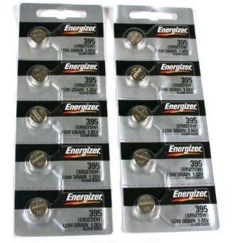 10 395 / 399 Energizer Watch Batteries SR927SW SR927W - Walmart.com ...