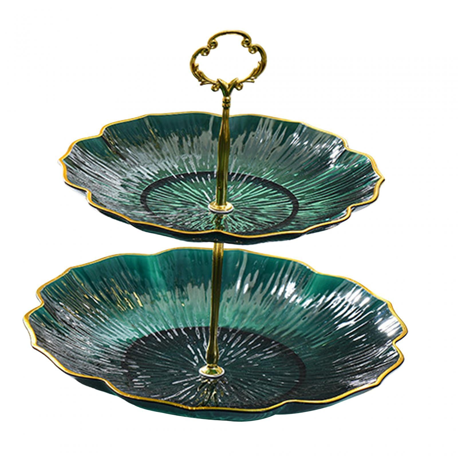 Cupcake Stand Serving Tray Display Plate Tea Party Serving Platter ...