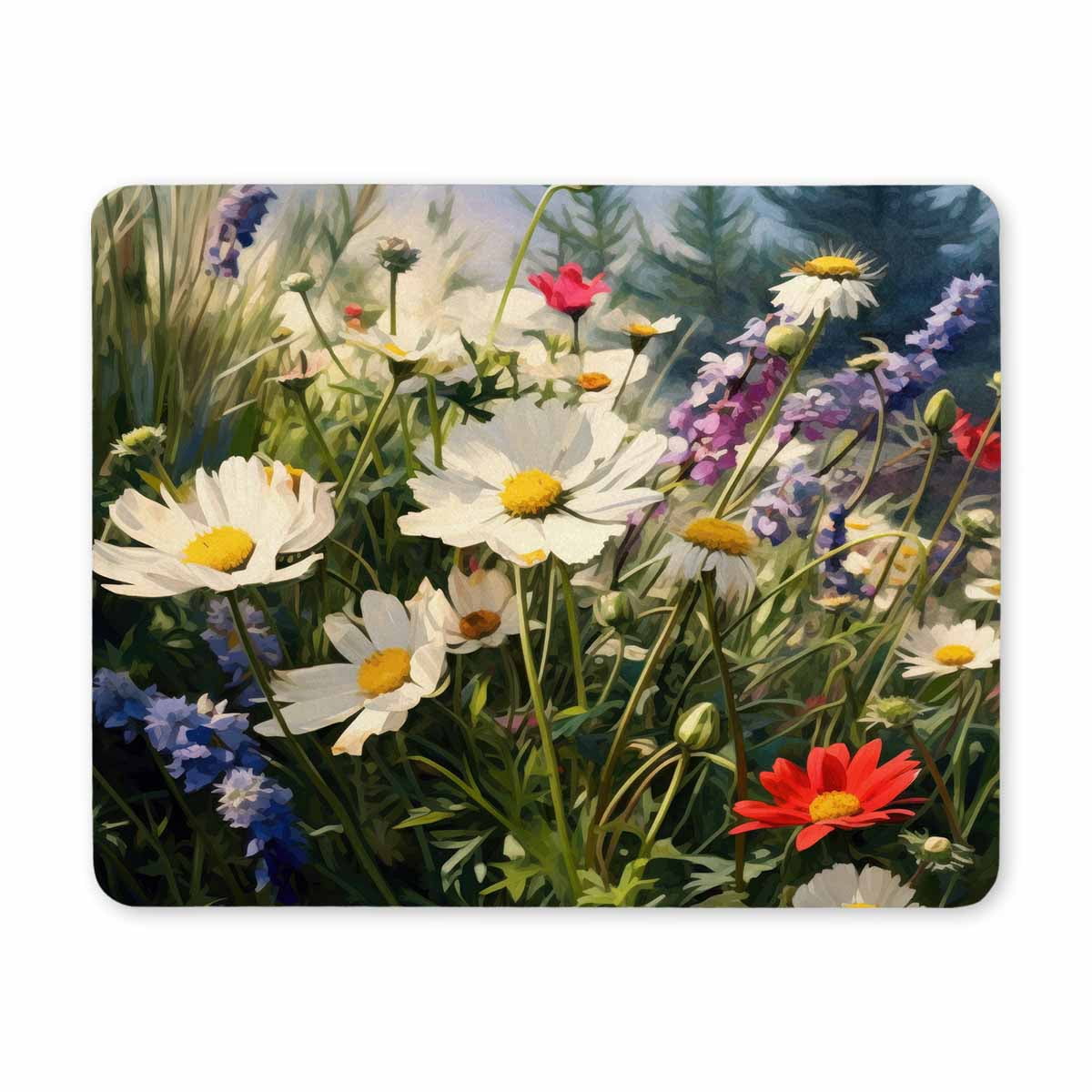 Mouse Pad, Floral Mouse Pad, Computer Mouse Mat with Design, Non-Slip ...