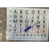 Alphabet Spelling Communication Boards, Set of 2 with Marker | Helps ...