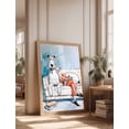 Affixzi Bookish Wall Art Print, Whimsical Cozy Illustration for Living ...