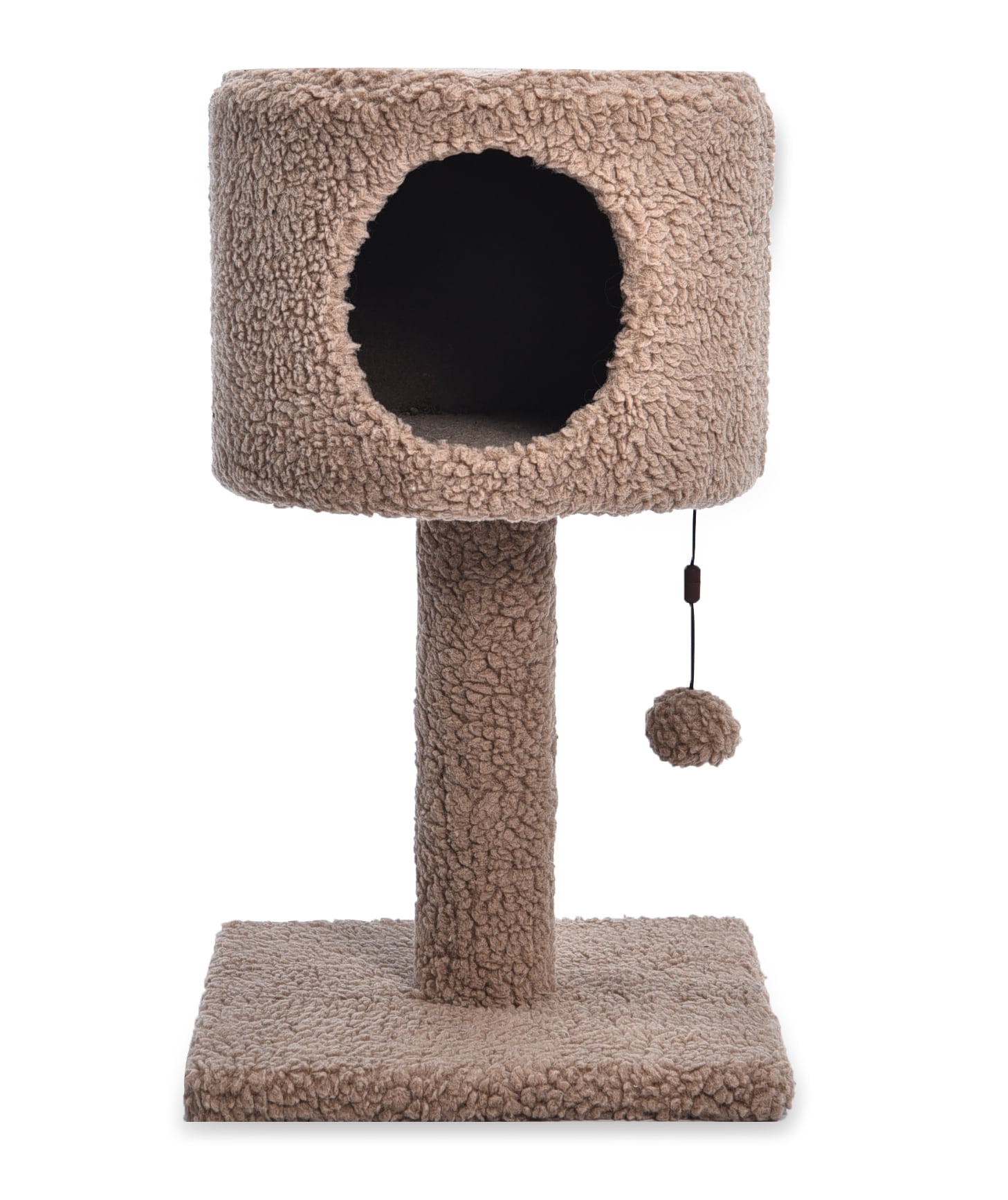 Cat Craft Perch Condo Tan Sherpa - Walmart.com