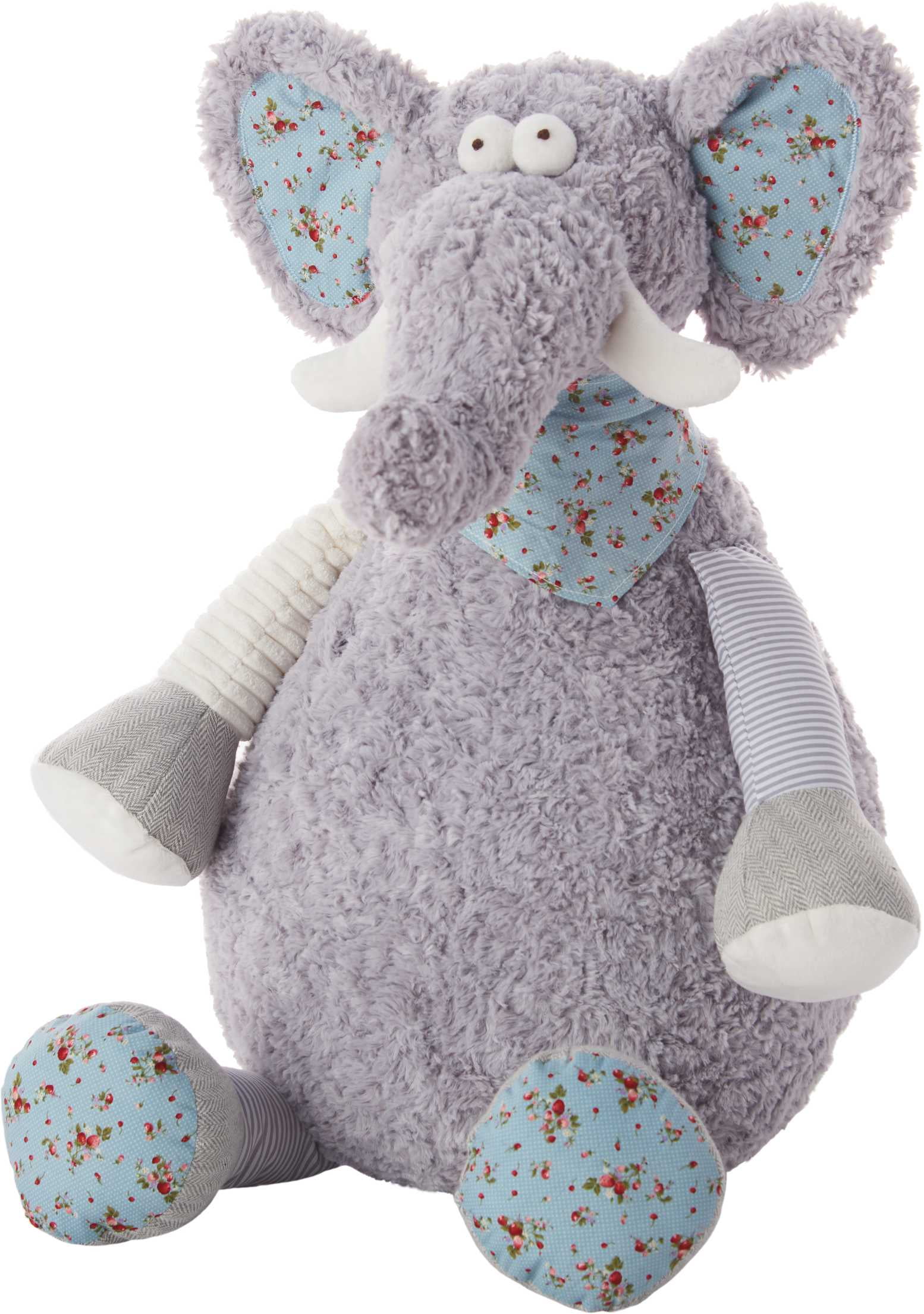 Nourison Snuggle Buddies 26" Oversized Elephant Plush Pillow - Walmart.com